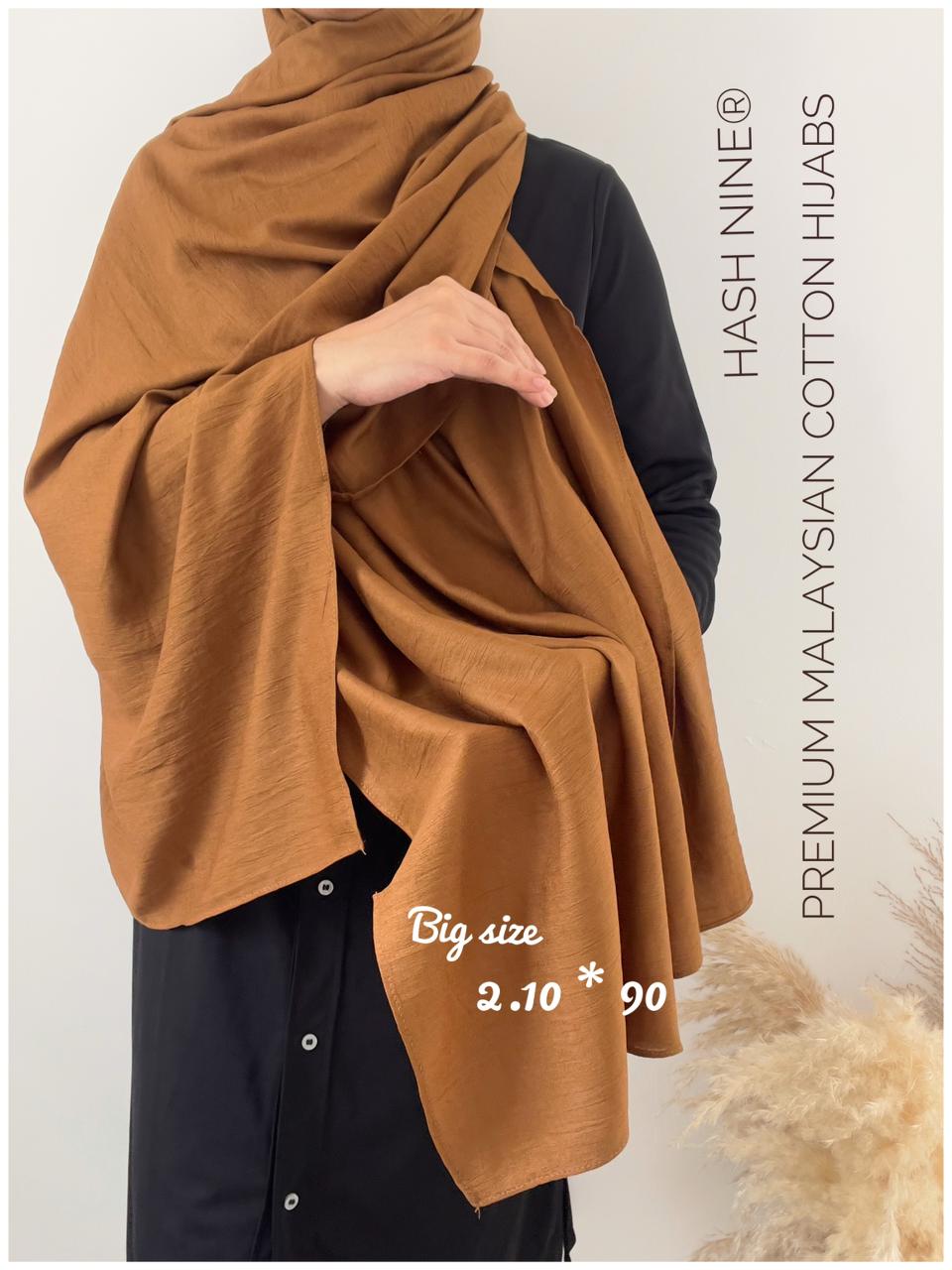 Malaysian Cotton Hijab – Mehar by Sameena